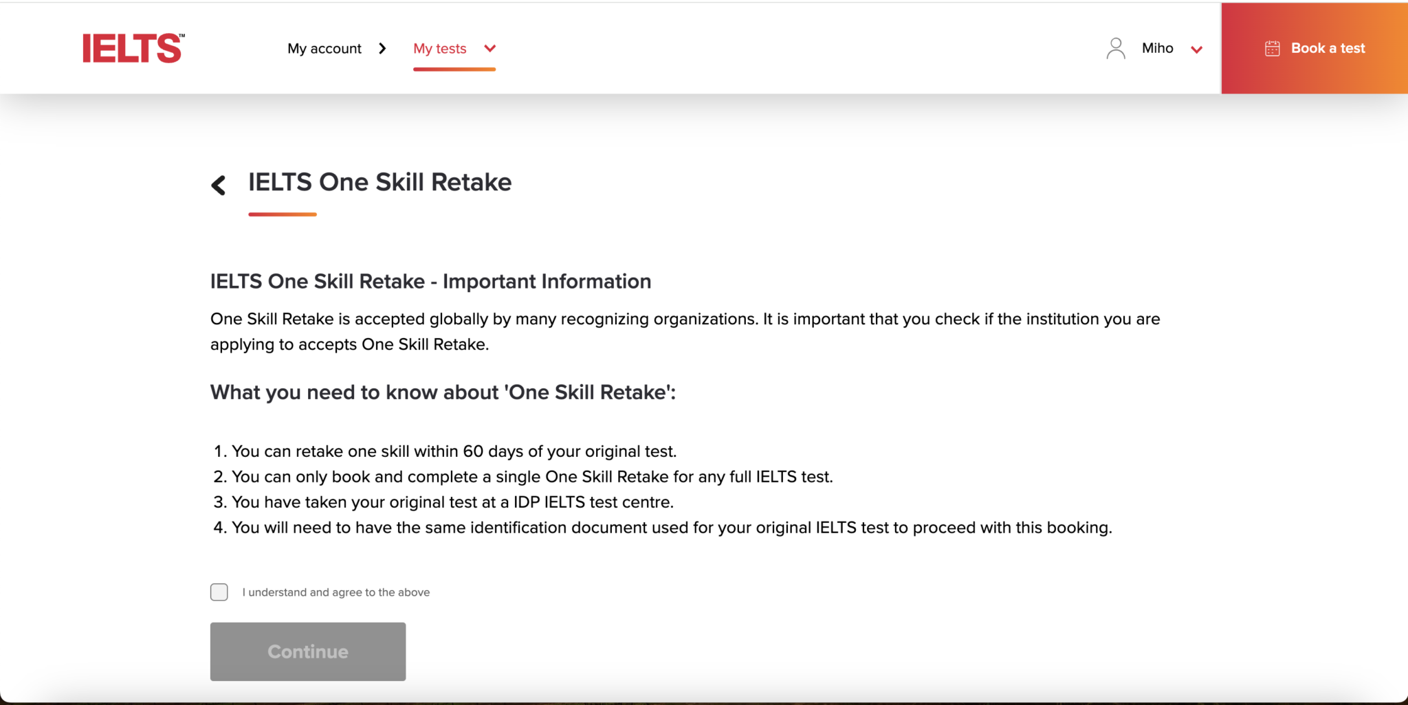 【IELTS】IELTS One Skill Retakeを受けてみた！ - miho log